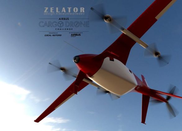 Грузовой беспилотник ZELATOR-28 для Airbus - победа русского дизайнера ...